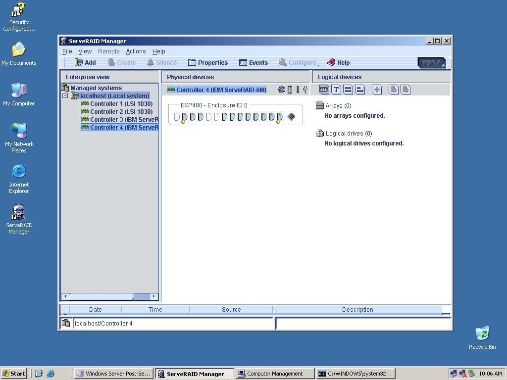 Solved: install IBM EXP400 storage expansion unit | Experts Exchange