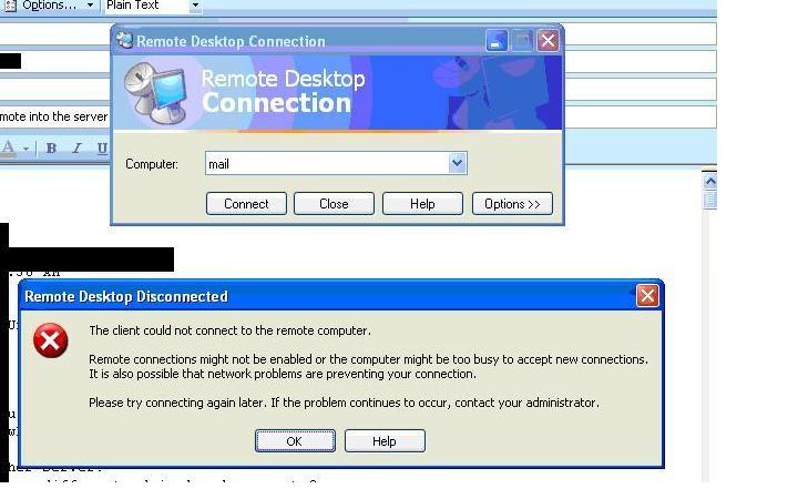 Solved: Cannot use Remote Desktop connection on Windows 2000 server ...