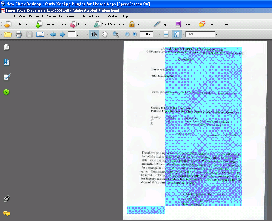 Solved: Blurry Adobe Acrobat images in Citrix | Experts Exchange