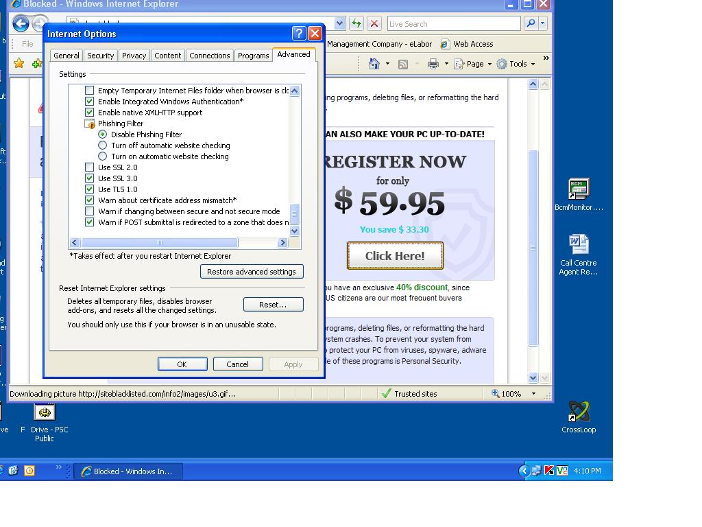 Solved: This website has been reported as unsafe | Experts Exchange