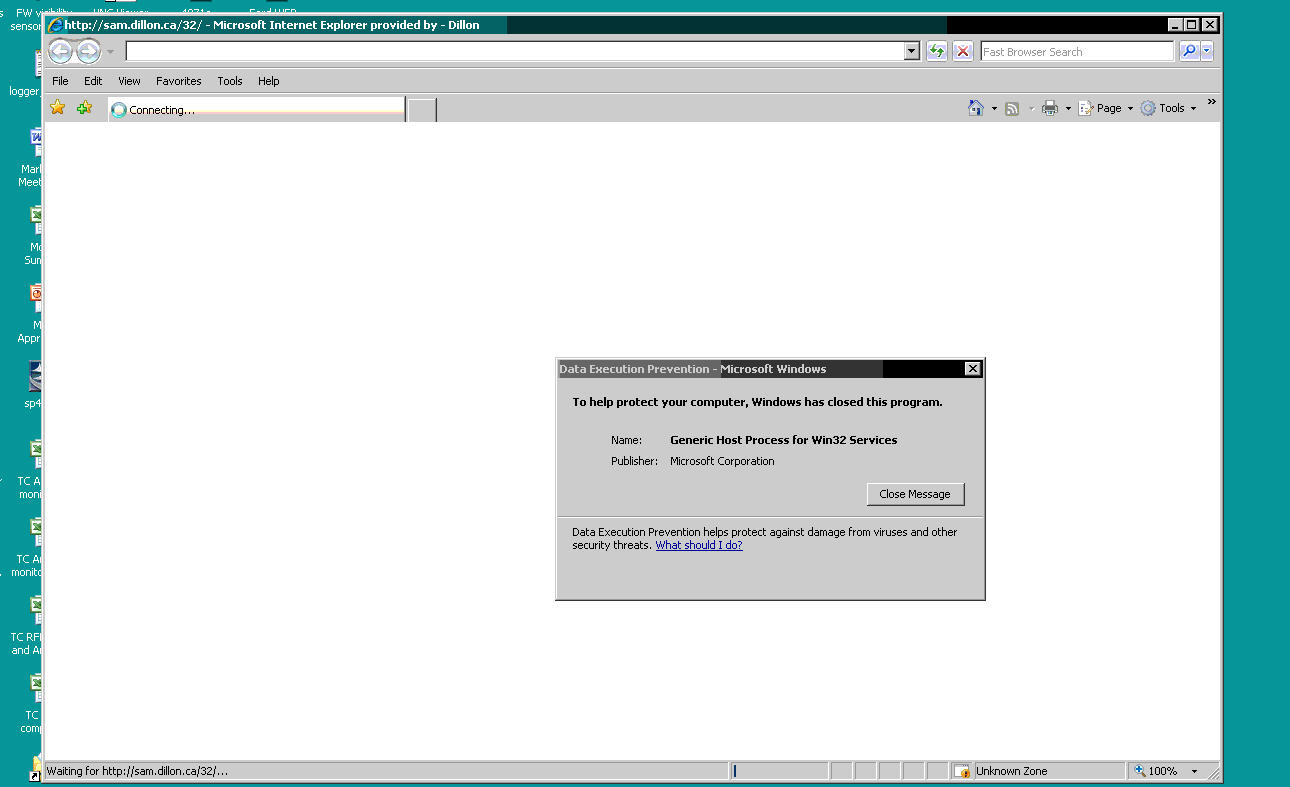 Solved: AXWIN Frame Window: svchost.exe - Application Error | Experts ...