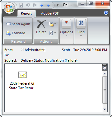 Solved: Exchange Non Delivery Report Inconsistency | Experts Exchange