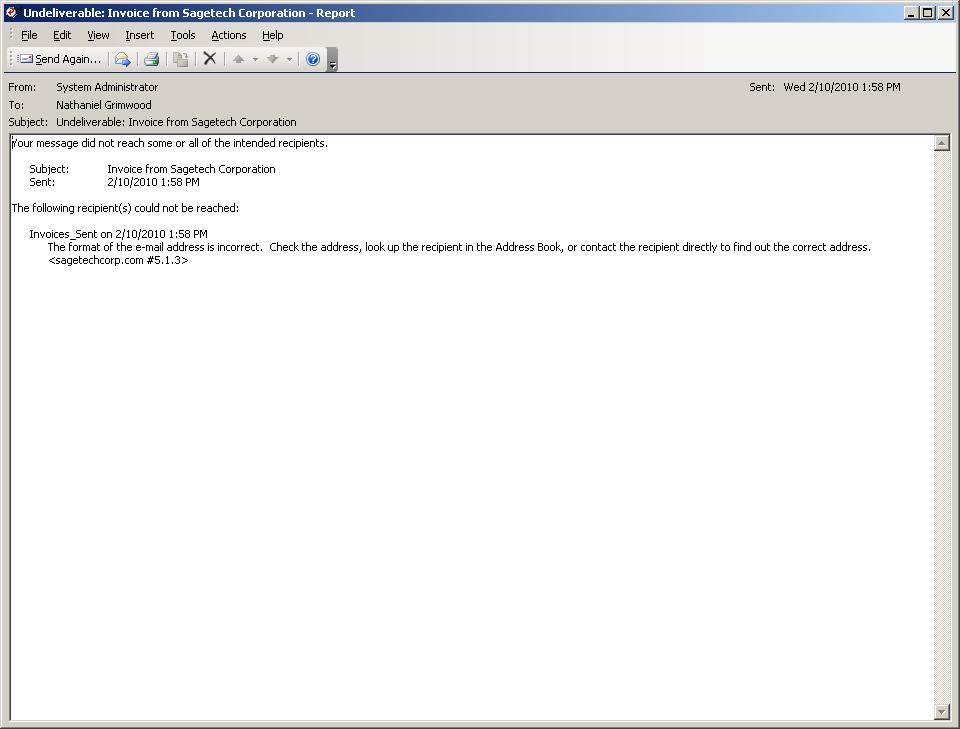 Solved: NDR Error 3010??? | Experts Exchange