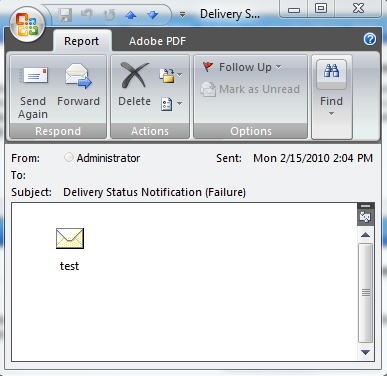 Solved: Exchange Non Delivery Report Inconsistency | Experts Exchange