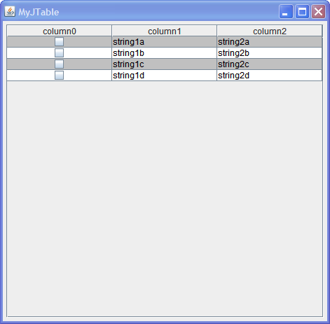 Solved: Size JTable to JPanel | Experts Exchange