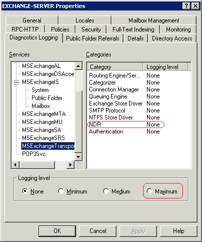 Solved: Exchange Non Delivery Report Inconsistency | Experts Exchange