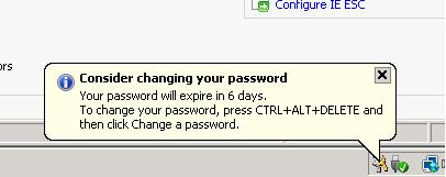 Solved: How to change "Consider changing your password" where won't ...