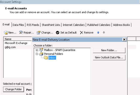 Solved: How do I setup seperate Inboxes for seperate Outlook accounts ...