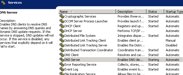 Solved: DNS server issue on 2k3 | Experts Exchange