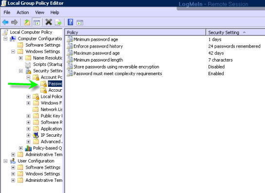 Solved: My Local Security Policy shows a LOCK picture on the folders ...