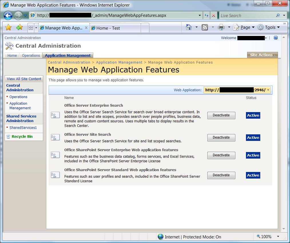 Solved: How to activate feature using stsadm | Experts Exchange