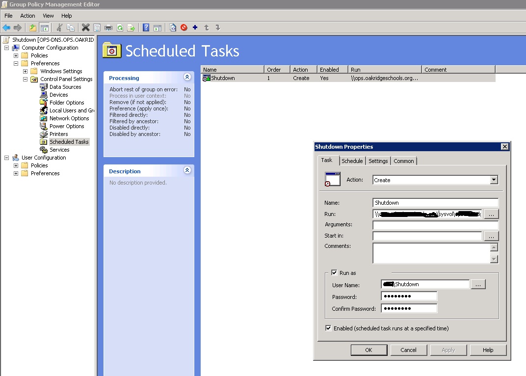 Solved: Scheduled Task Not Getting Scheduled Through Group Policy ...