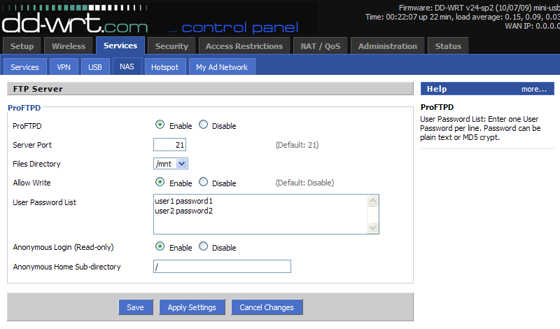 Solved: DD-WRT USB HARD DISK Network Sharing on windows & linux box ...