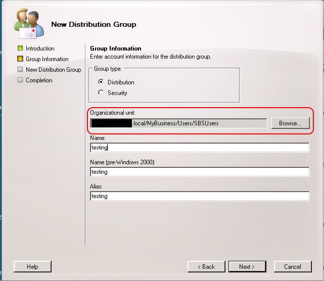 Solved: Distribution Lists created in Active Directory not showing in ...