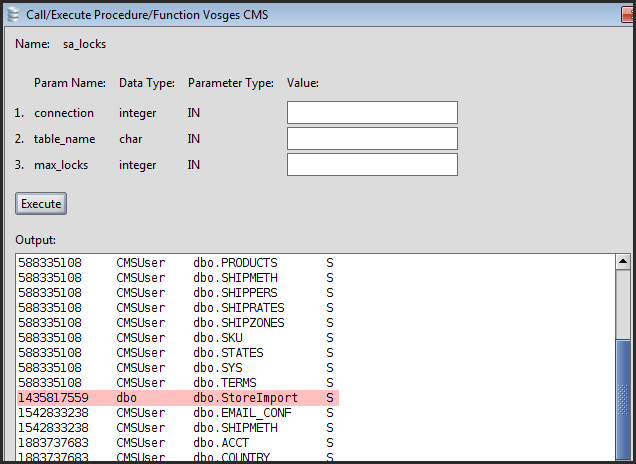 Solved: Unlock table, Sybase ASA | Experts Exchange
