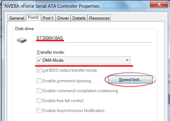 Solved: Slow Transfer Rates with a SATA Drive | Experts Exchange