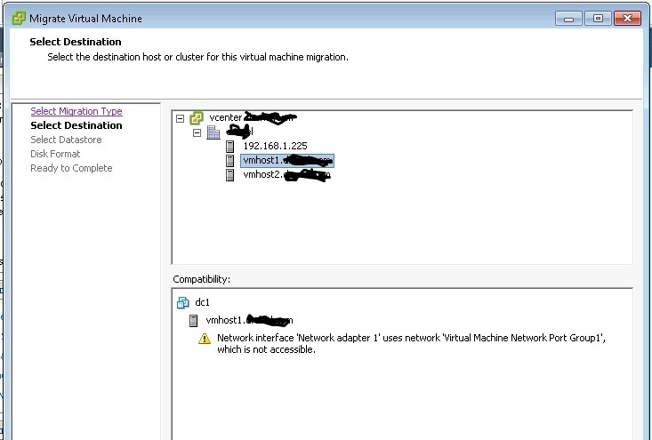 Solved: Virtual Machine Network Port Group issues | Experts Exchange