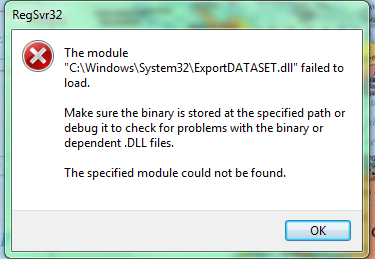 Solved: Problems registering .DLL with regsvr32 on Windows 7 64-bit machine | Experts Exchange