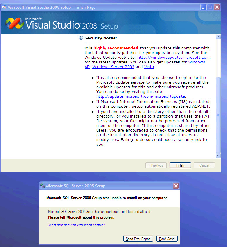 Solved Data Source Configuration Wizard An Unexpected Error Vb 2008 5365