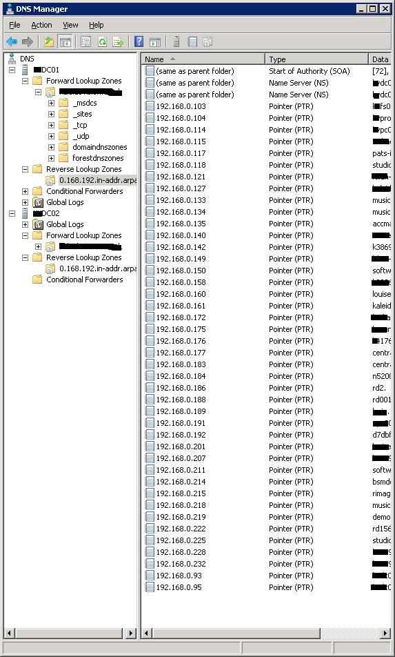 Solved: DNS forward look-up not working correctly. | Experts Exchange