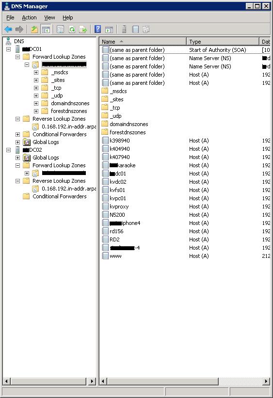 Solved: DNS forward look-up not working correctly. | Experts Exchange