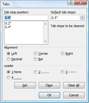 Solved: Tab key indents too far | Experts Exchange