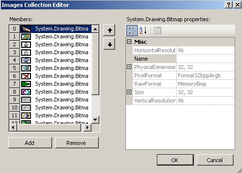 Solved: Load ImageList from System.Drawing.Bitmap | Experts Exchange