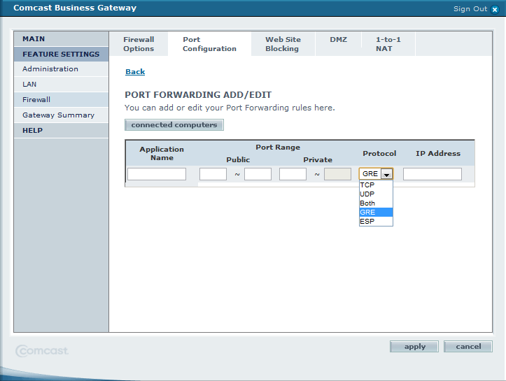 Solved: VPN on SBS 2003 not working with Comcast's simplifed SMC 8014 ...