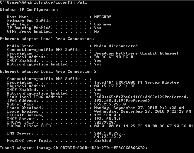 Solved: IP Routing Enabled | Experts Exchange
