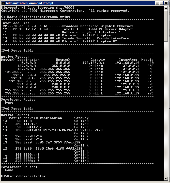 Solved: IP Routing Enabled | Experts Exchange