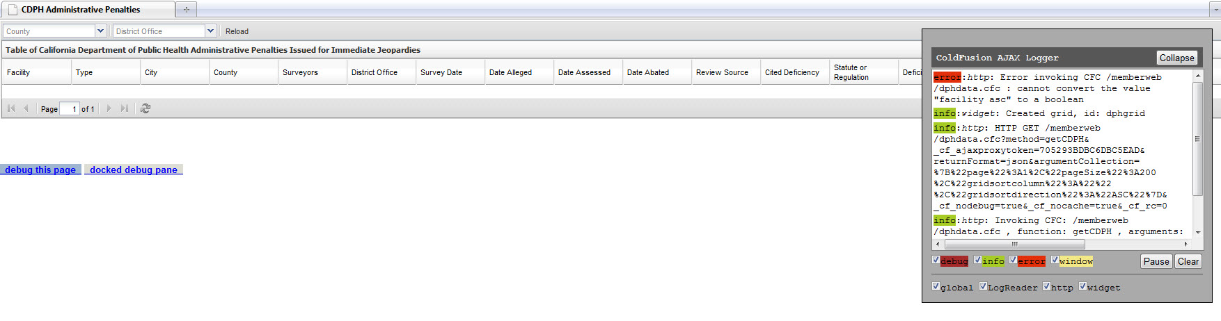 Solved: cfgrid not working in coldfusion 9 | Experts Exchange