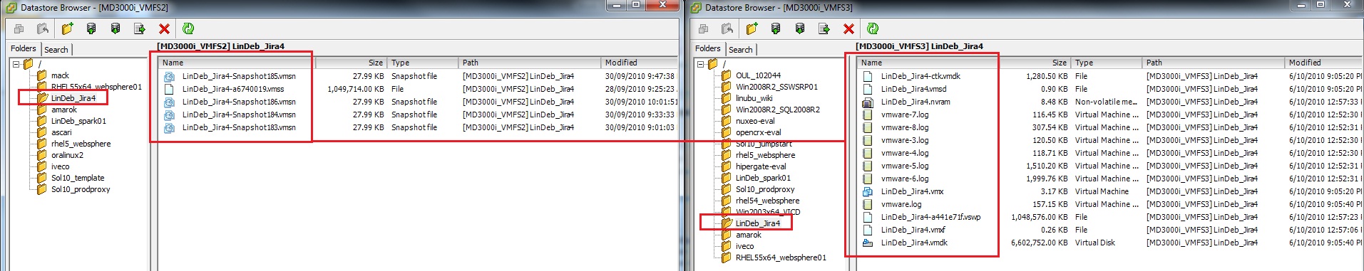 Solved: VMSS and VMSN files leftover after suspended VM migration to different datastore ...