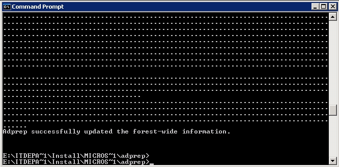 Solved Why Adprep Forestprep Command Does Not Stop After Showing The Command Has Completed
