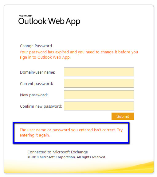 Solved: How do I to make OWA 2010 and Outlook 2010 Password Expiration ...