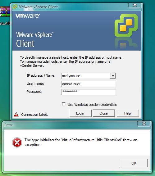 Solved: The type initializer for 'VirtualInfrastructure.Utils.ClientsXml' threw an exception ...