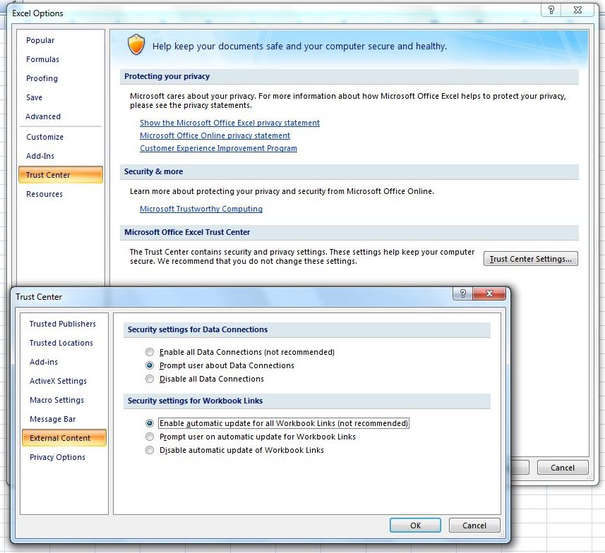 Solved Hyperlink In Excel 2007 To Open A File In A Program Using
