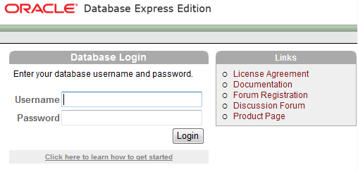 Solved: Not able to login to Oracle APEX | Experts Exchange