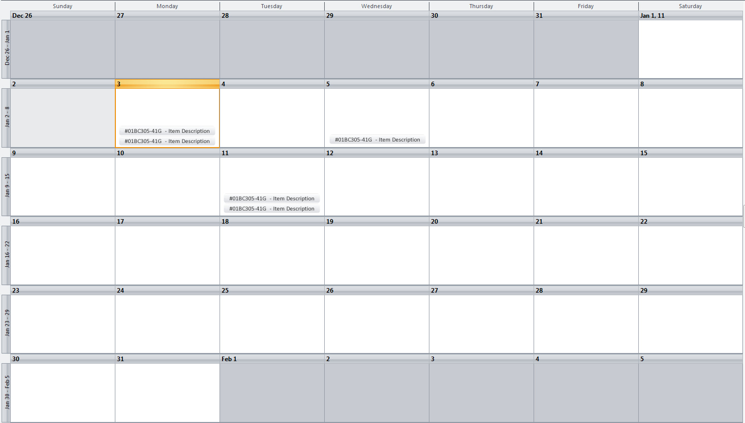 Solved: VB.Net Calendar View | Experts Exchange