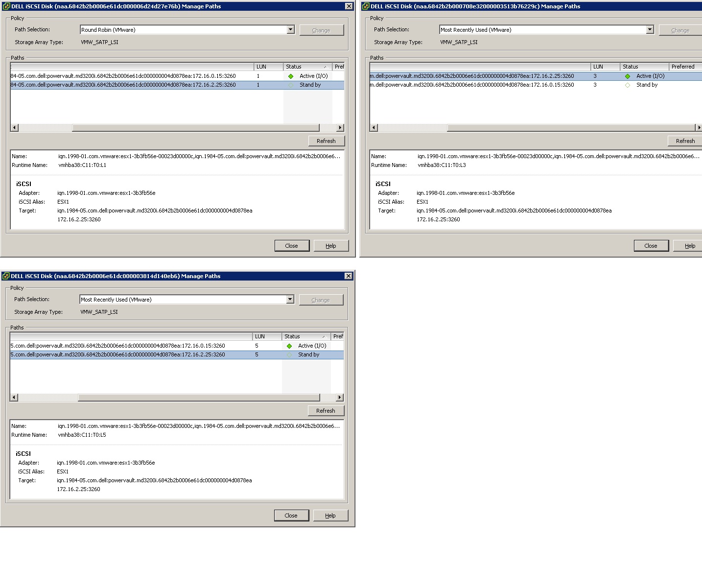 Solved: Multipathing in VMWARE | Experts Exchange