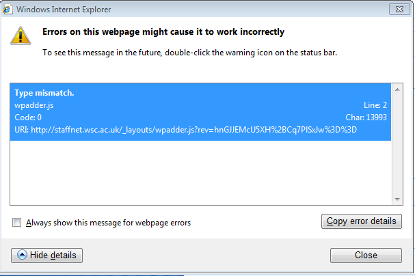 Solved Sharepoint 2010 Error Trying To Add Web Part To Page Experts