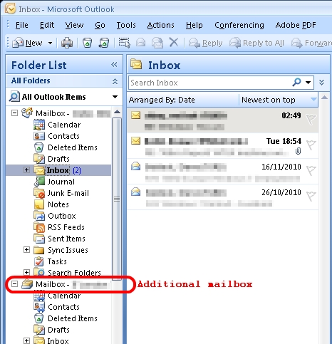 Solved: Indexing additional mailboxes (Windows 7 and Outlook 2007 ...