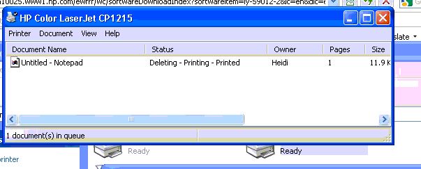 Solved: Print Cache status "Deleting - Printing - Printed" | Experts ...