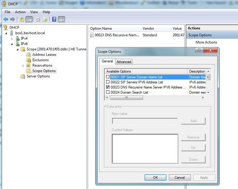 Solved: How to add DNS server to ipv6 DHCP scope on Server 2008 R2 ...