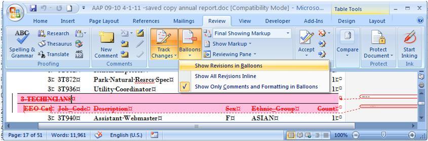 Solved: Microsoft Word 2007 Track Changes Balloons shrunk to unreadable ...