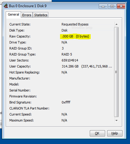 Solved: replace faulted drive in emc cx3 | Experts Exchange
