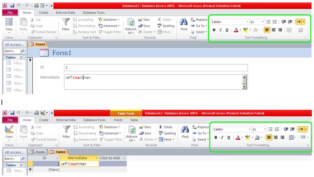 Solved: Change Rich Text Programmatically in an Access Text Box ...