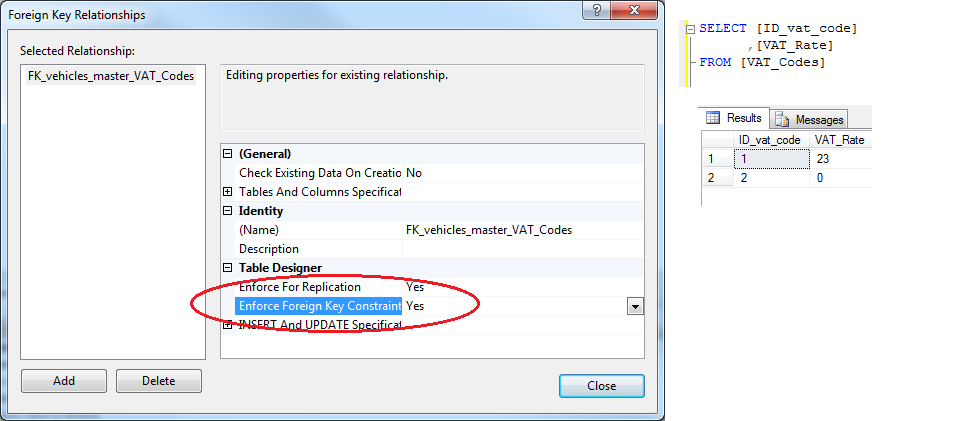 Solved Vbnet Dataset Update Return Enforce Foreign Key Constraint 2953