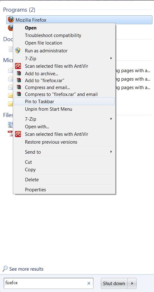Solved: How Do I Get To Show ONLY ONE Firefox Shortcut Icon To Show AT ...