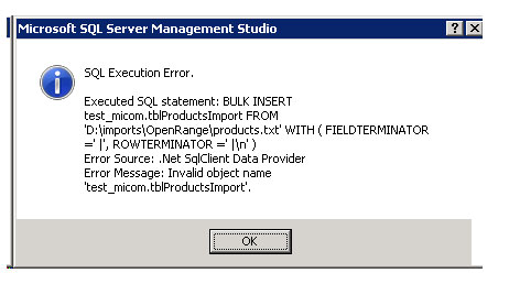 Solved: Bulk Import Data Into SQL table from pipe delimited | Experts ...