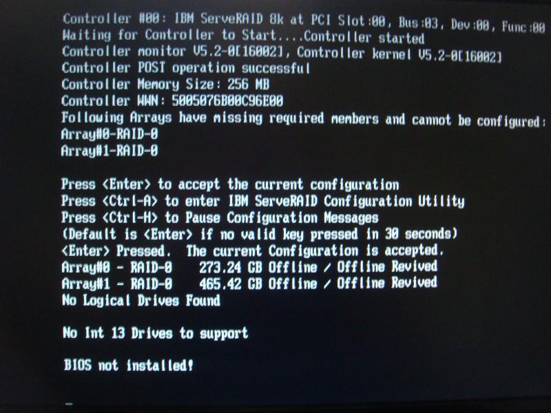 Solved: LOST RAID - "following arrays have missing required members and can not be configured ...